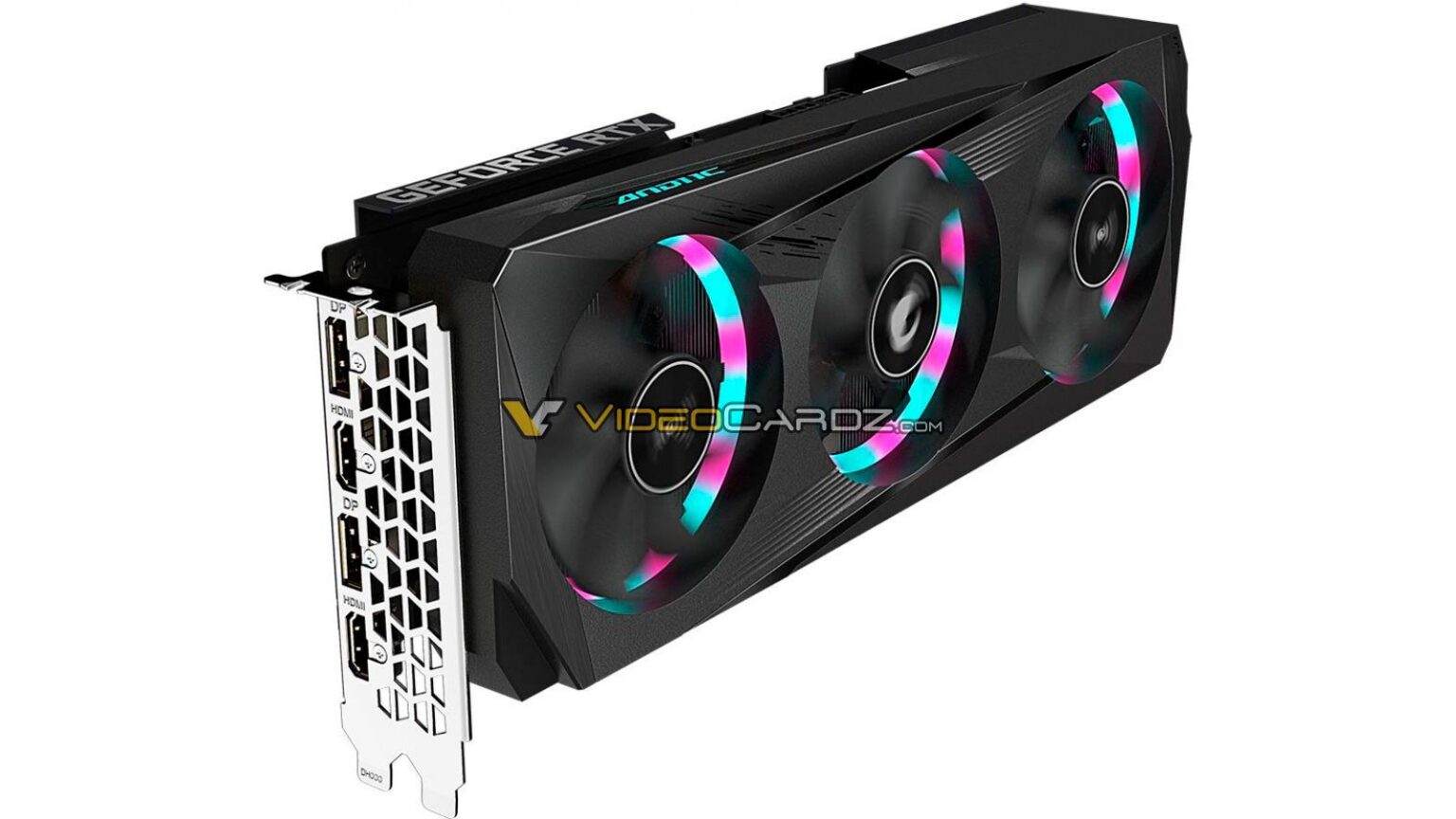 Gigabyte AORUS RTX 3060 Ti Elite con anelli LED ARGB